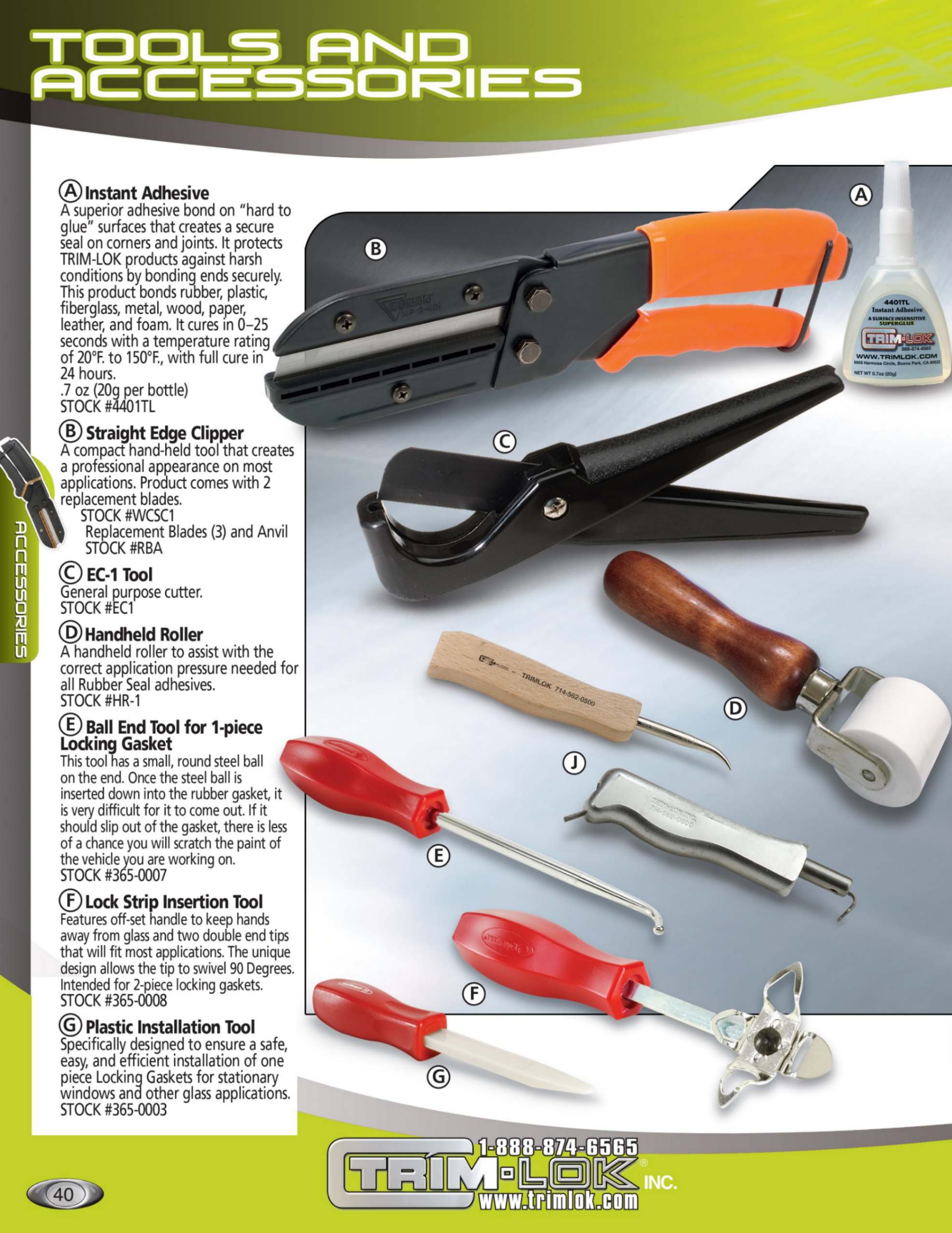 Double Bend Rubber Hook - Tools & Accessories for Trim, Seal and Gasket Installation - Trim-Lok